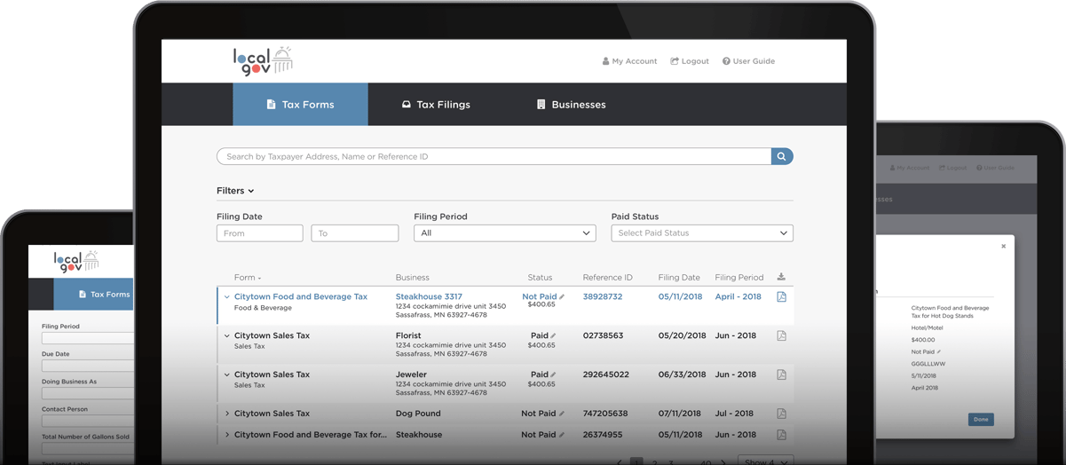 Localgov - Tax Collection and Accountability Software